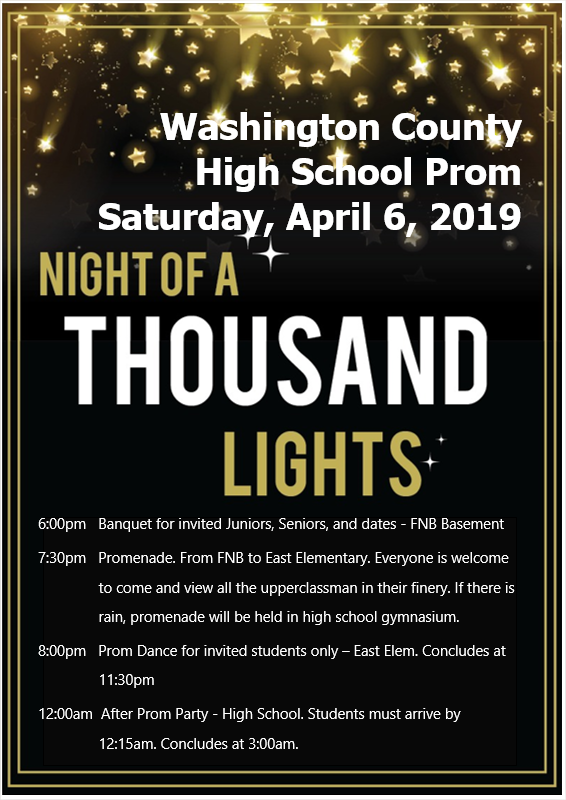 WCHS Jr/Sr Prom 2019 | Washington County Schools
